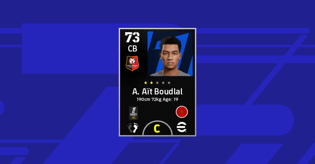 A. Aït Boudlal eFootball Stats