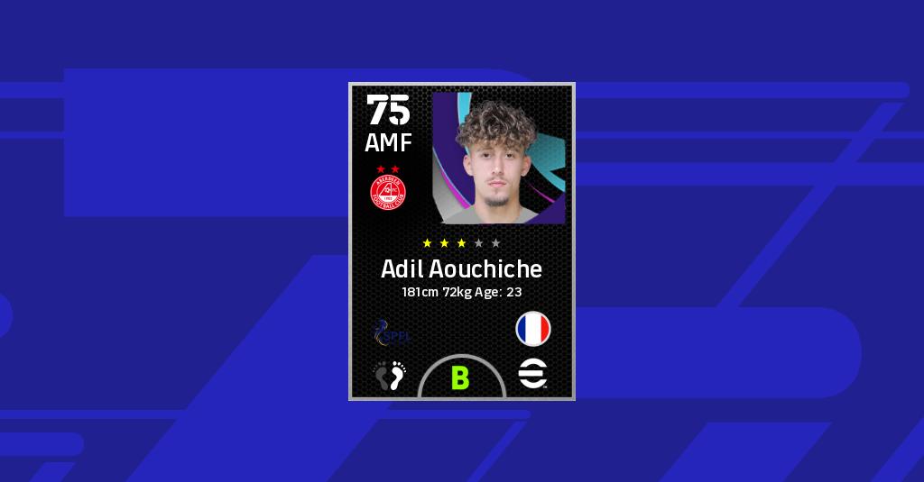 Adil Aouchiche eFootball 2022 Stats