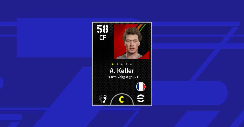A. Keller eFootball Stats