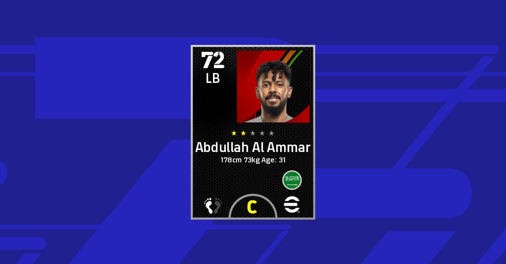 Abdullah Al Ammar eFootball Stats
