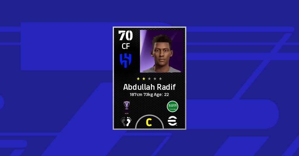 Abdullah Radif eFootball Stats