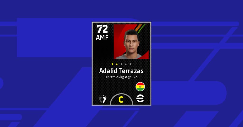 Adalid Terrazas eFootball Stats