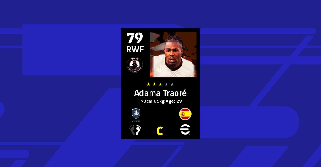 Adama Traoré eFootball Stats