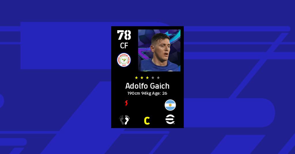 Adolfo Gaich eFootball Stats
