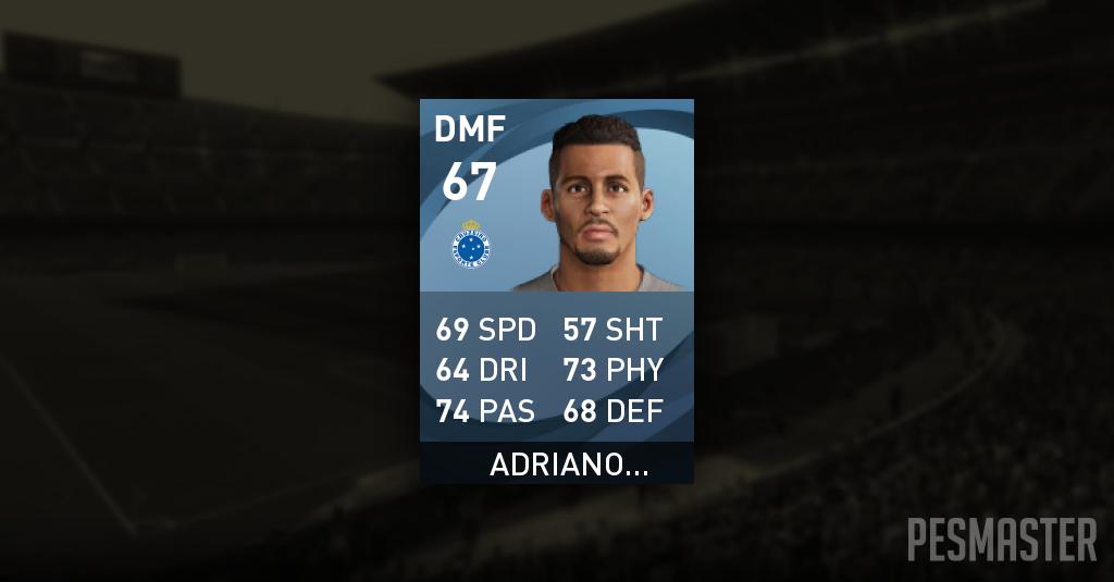 Adriano PES 2021 Stats
