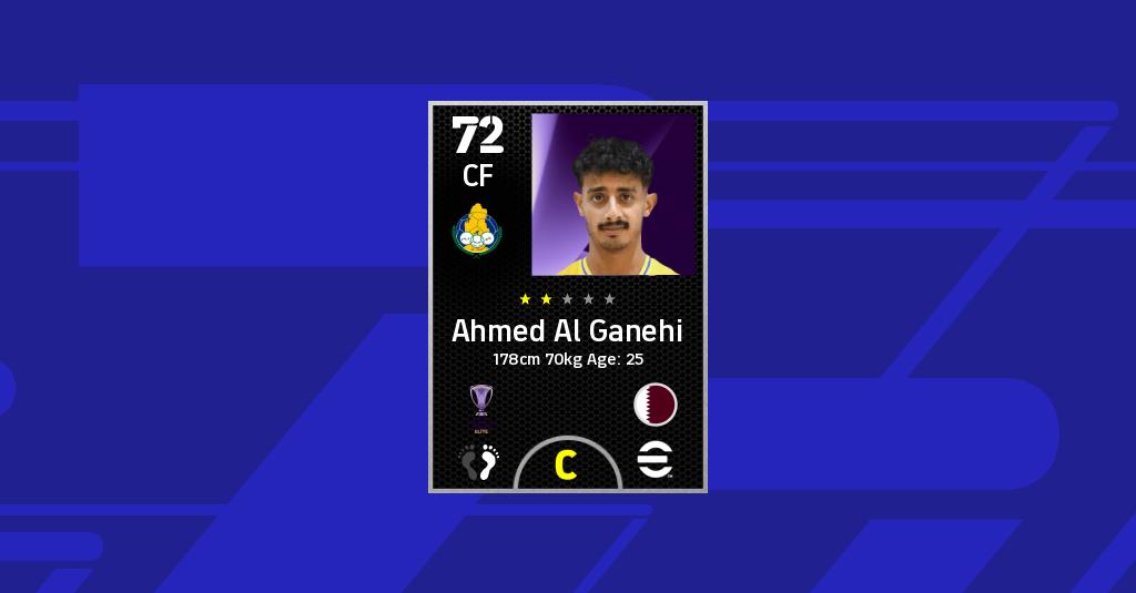 Ahmed Al Ganehi eFootball Stats