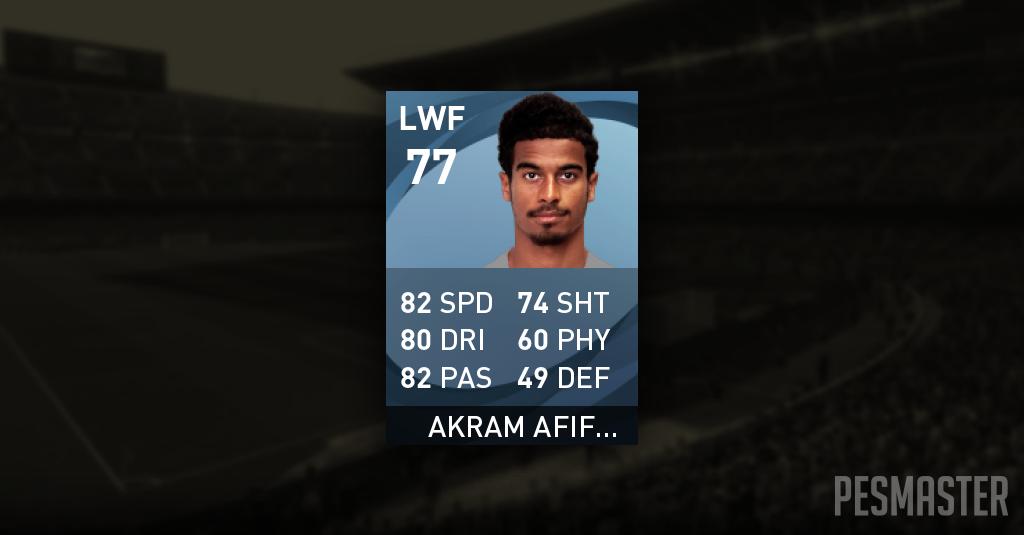 Akram Afif PES 2021 Stats