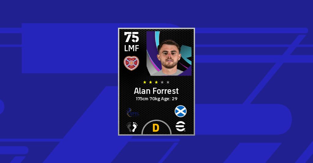 Alan Forrest eFootball Stats