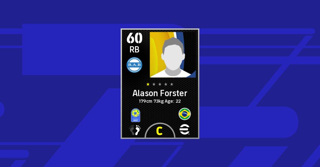 Alason Forster eFootball Stats