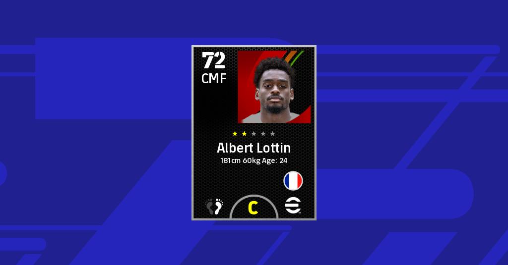 Albert Lottin eFootball Stats
