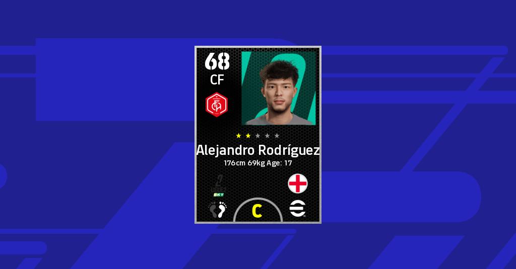 Alejandro Rodríguez eFootball Stats