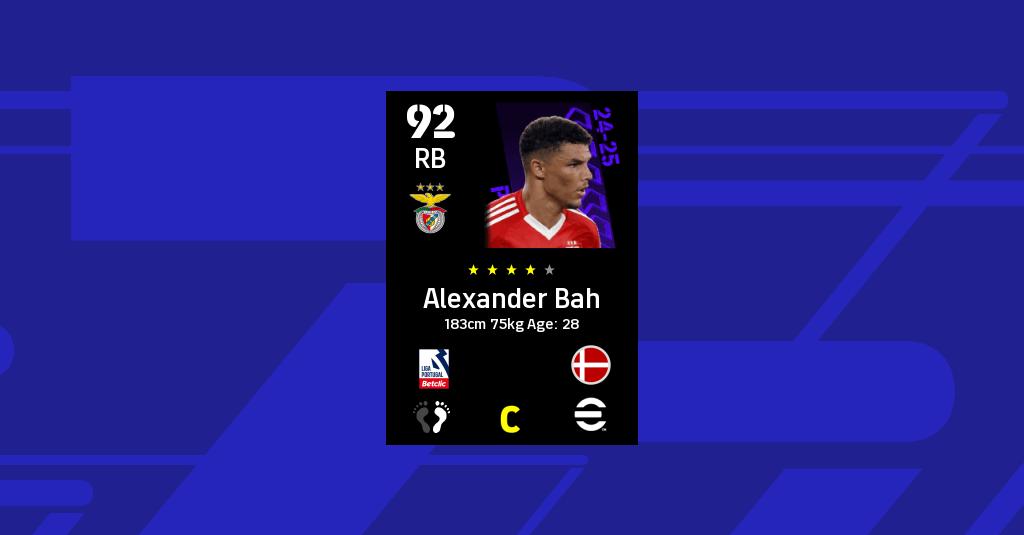 Alexander Bah eFootball 2022 Stats