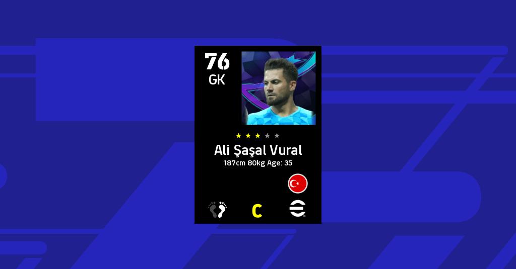 Ali Şaşal Vural eFootball Stats