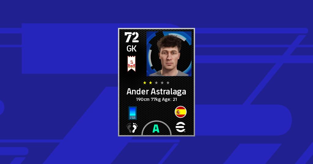 Ander Astralaga eFootball 2022 Stats