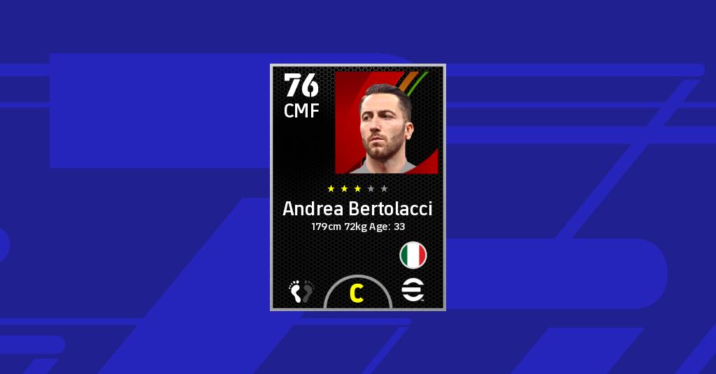 Andrea Bertolacci eFootball Stats