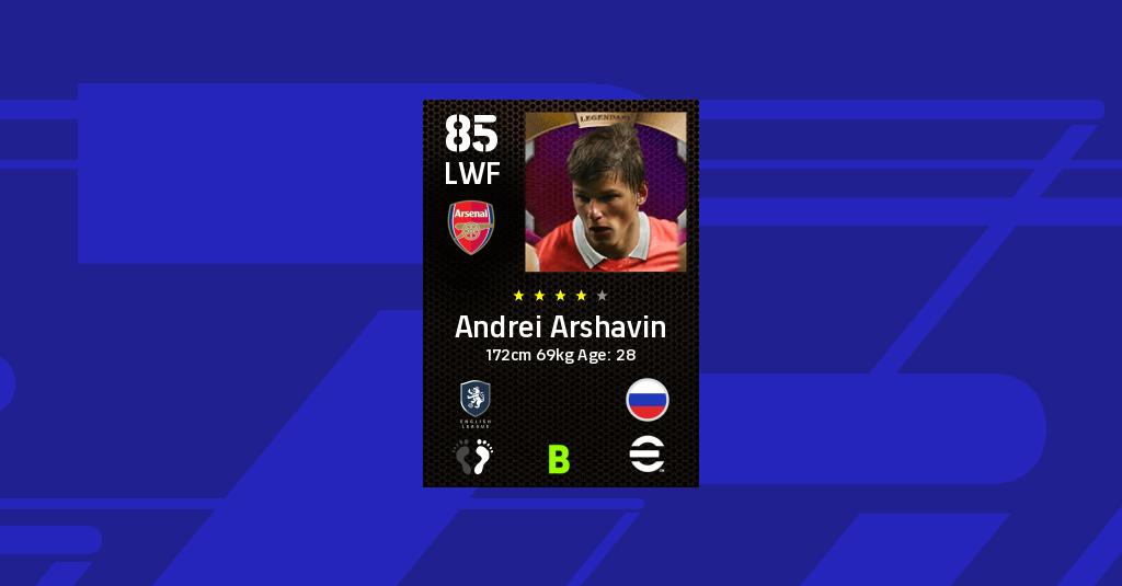 Andrei Arshavin eFootball Stats