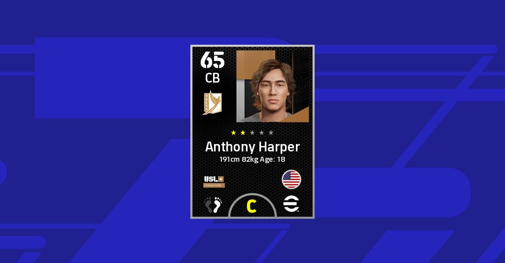 Anthony Harper eFootball Stats