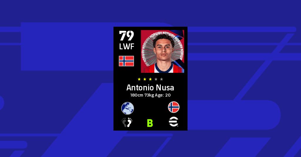 Antonio Nusa eFootball Stats