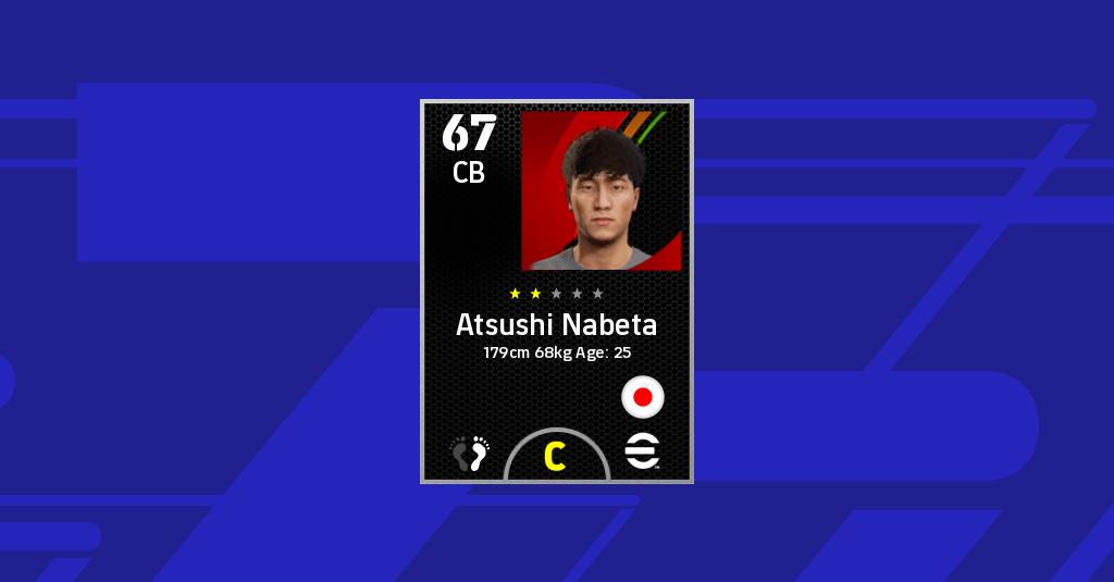 Atsushi Nabeta eFootball Stats