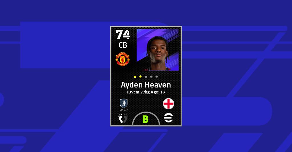 Ayden Heaven eFootball Stats