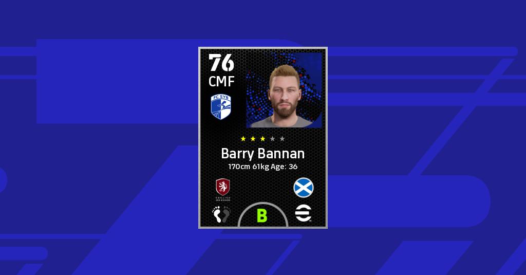 Barry Bannan eFootball Stats