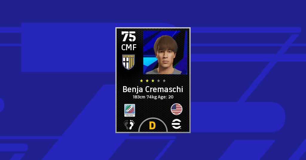 Benja Cremaschi eFootball Stats