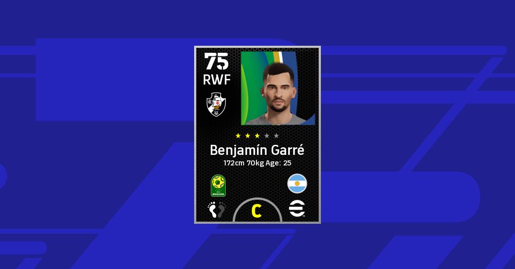 Benjamín Garré eFootball Stats
