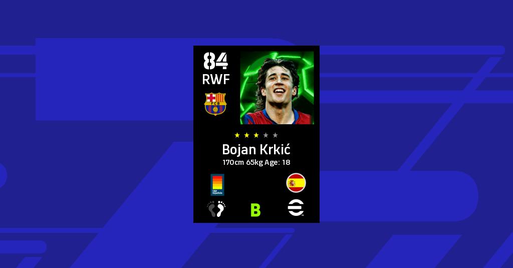Bojan Krkić eFootball Stats