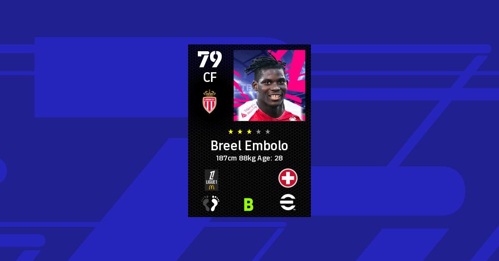 Breel Embolo eFootball Stats