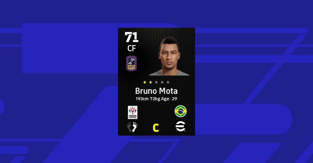 Bruno Mota eFootball 2022 Stats