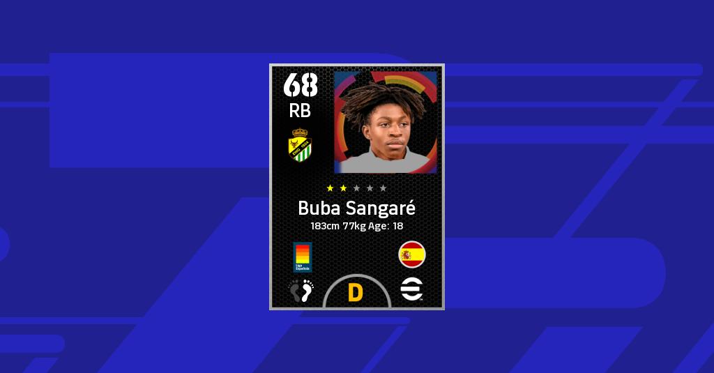 Buba Sangaré eFootball Stats