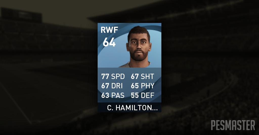 CJ Hamilton PES 2021 Mobile Stats