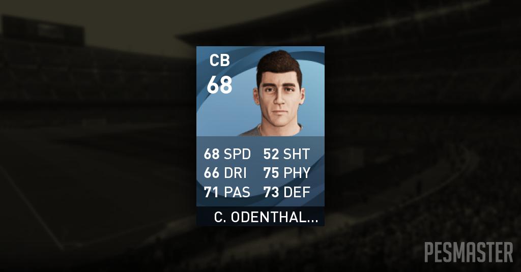 Cas Odenthal PES 2021 Mobile Stats