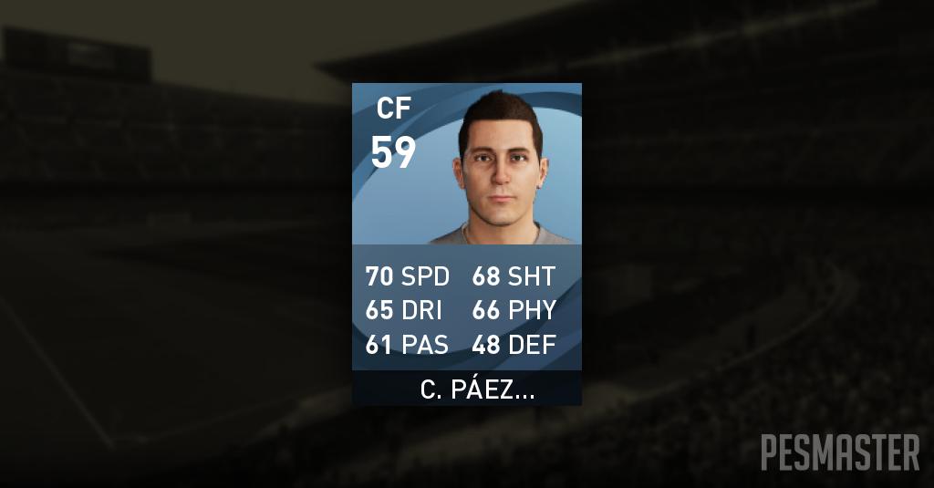 C. Páez PES 2021 Stats