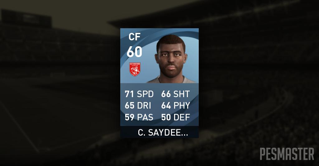 C. Saydee PES 2021 Stats