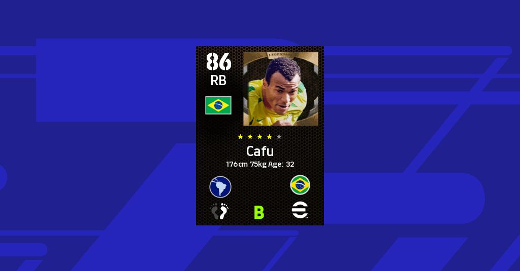 Cafu eFootball Stats