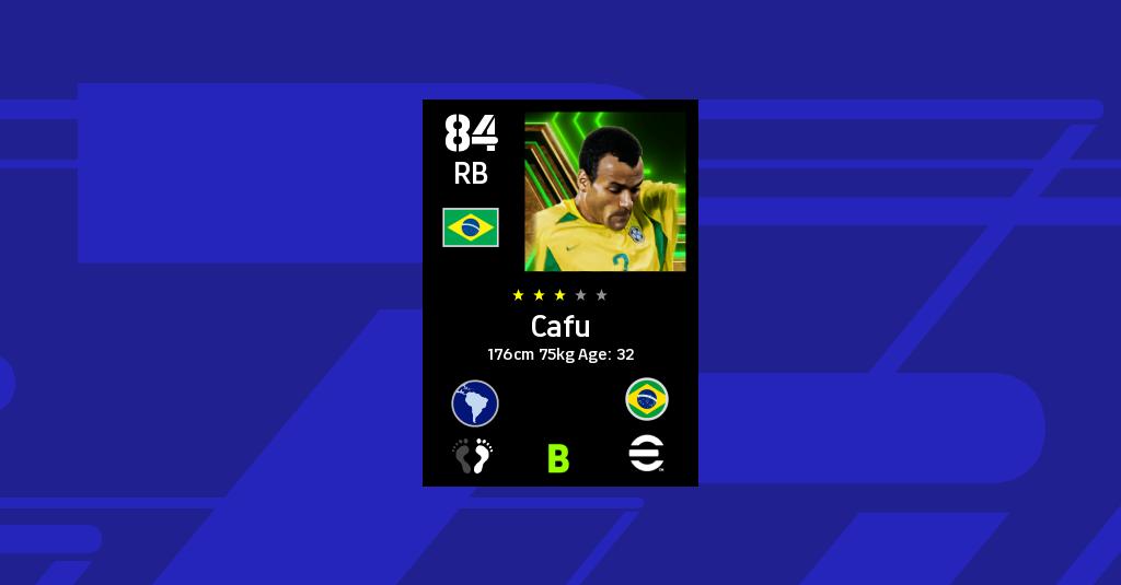 Cafu eFootball Stats