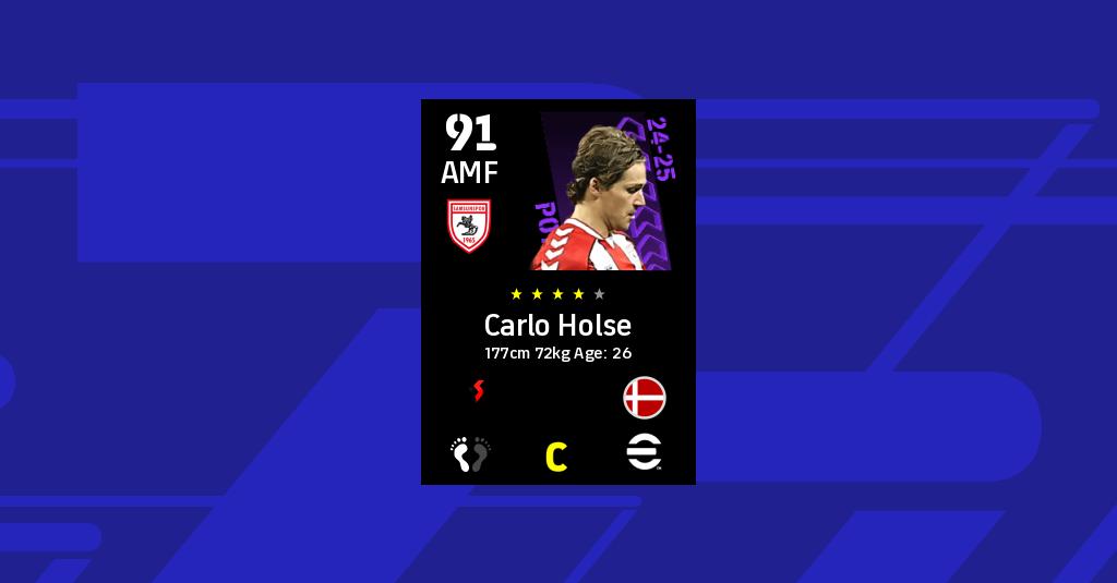 Carlo Holse eFootball Stats