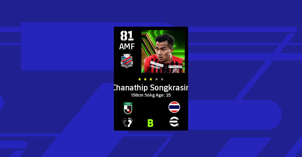 Chanathip Songkrasin eFootball Stats