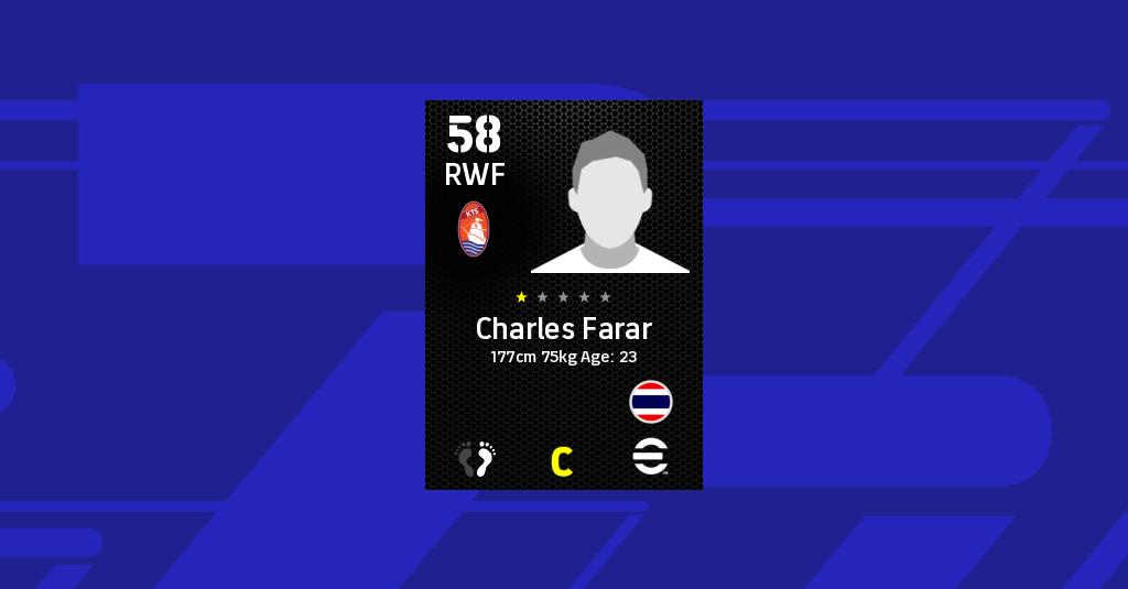 Charles Farar eFootball Stats