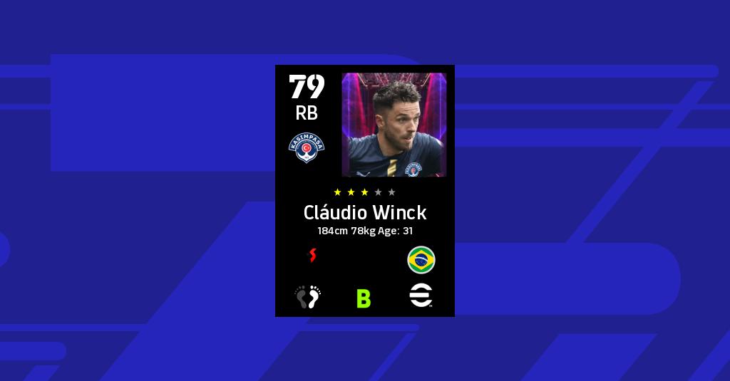 Cláudio Winck eFootball Stats