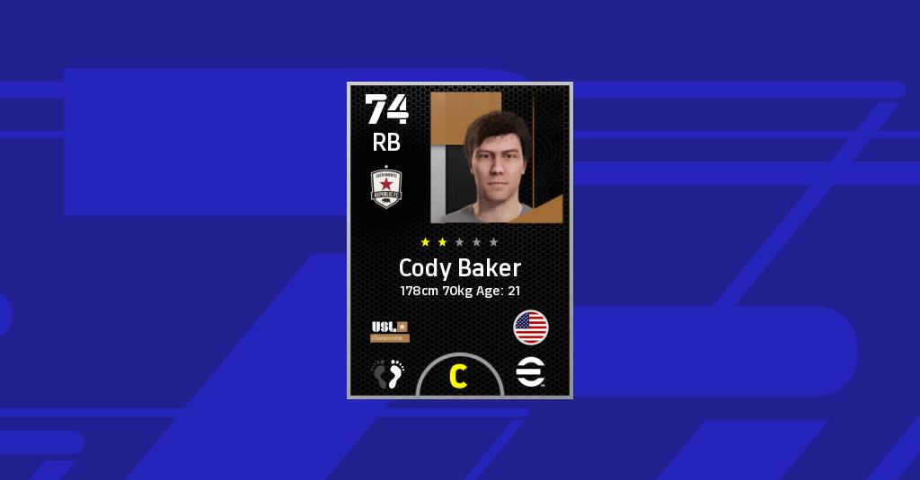 Cody Baker eFootball Stats