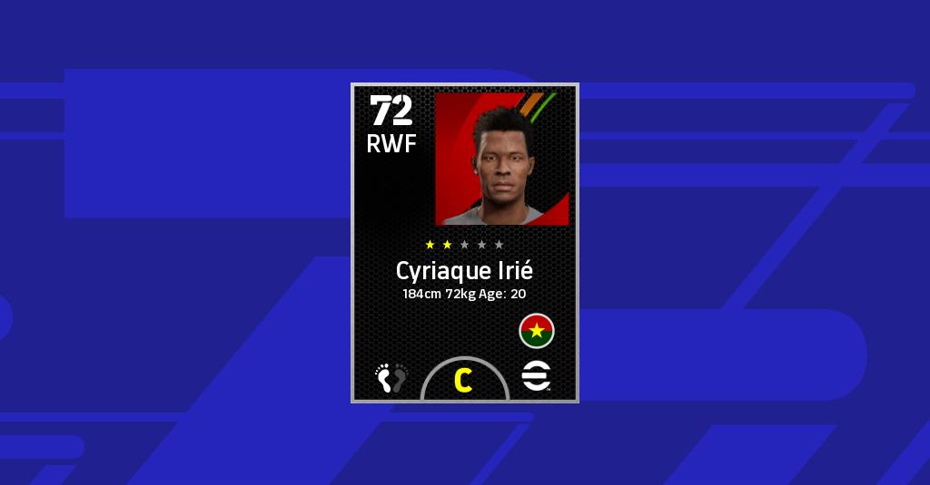 Cyriaque Irié eFootball Stats