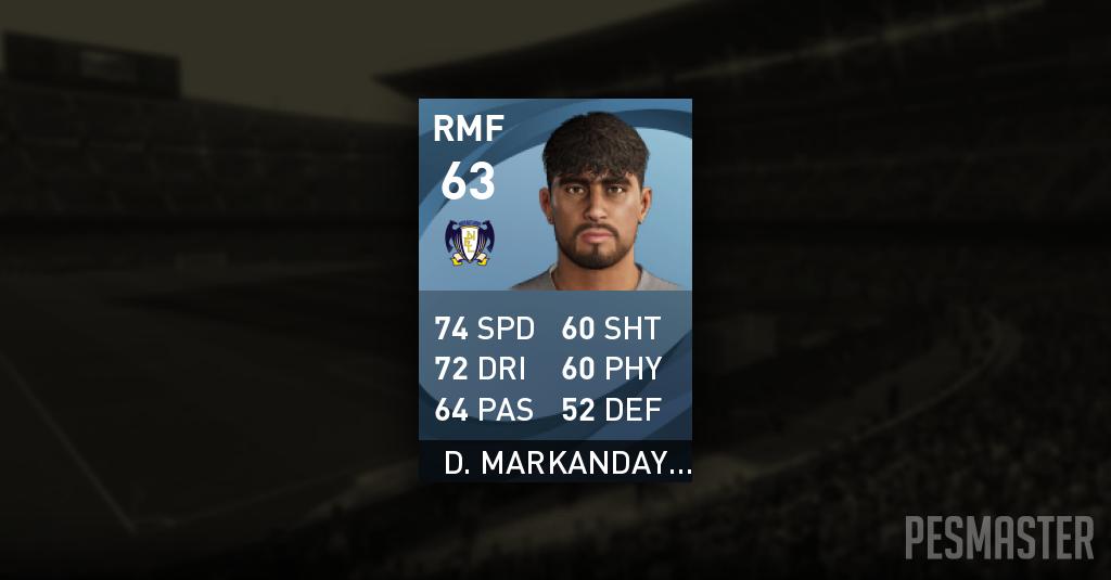 Dilan Markanday PES 2021 Stats