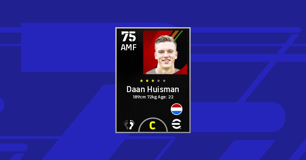 Daan Huisman eFootball Stats
