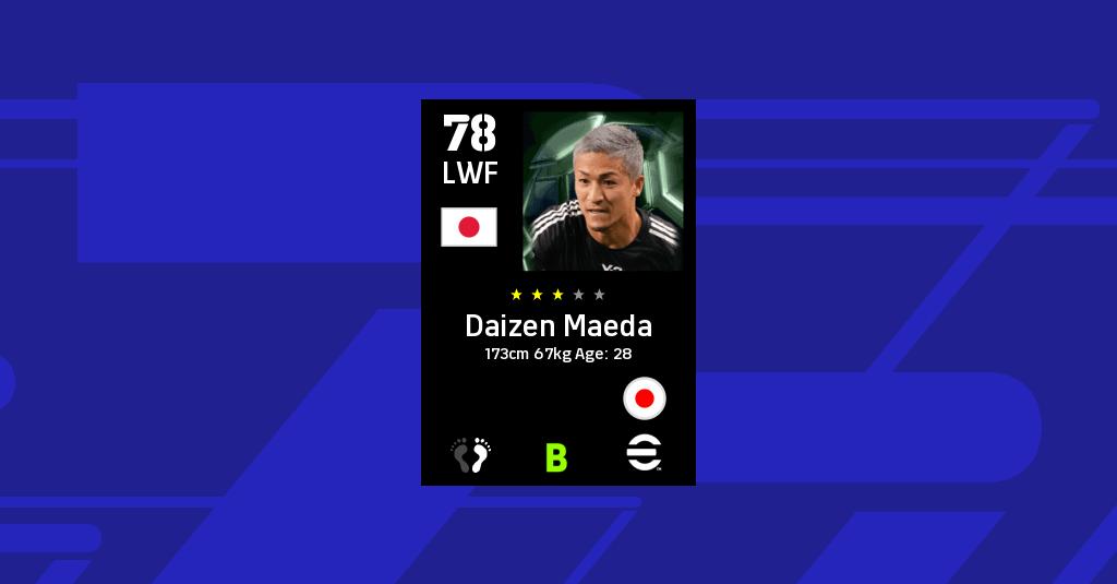 Daizen Maeda eFootball Stats
