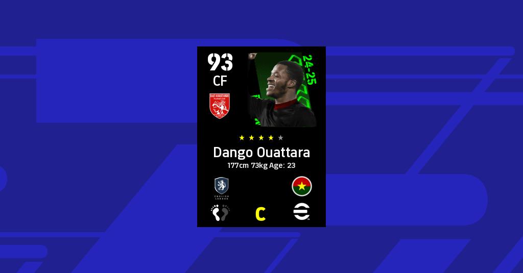 Dango Ouattara eFootball Stats