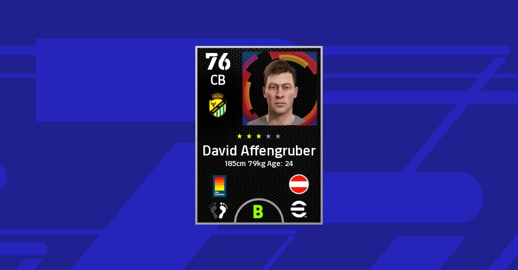 David Affengruber eFootball Stats
