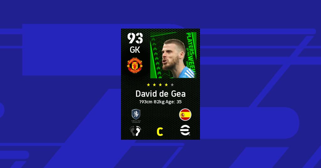 David de Gea eFootball Stats