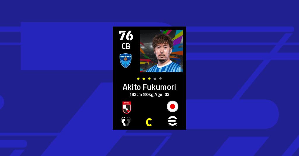 Akito Fukumori eFootball 2022 Stats